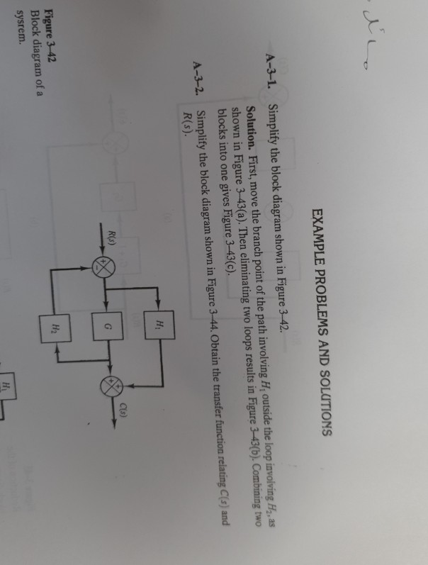 Solved ال. EXAMPLE PROBLEMS AND SOLUTIONS A-3-1. Simplify | Chegg.com