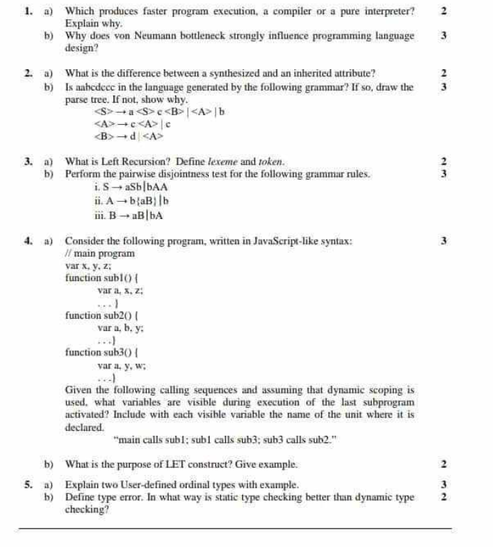 Solved a) ﻿Which produces faster program execution, a | Chegg.com