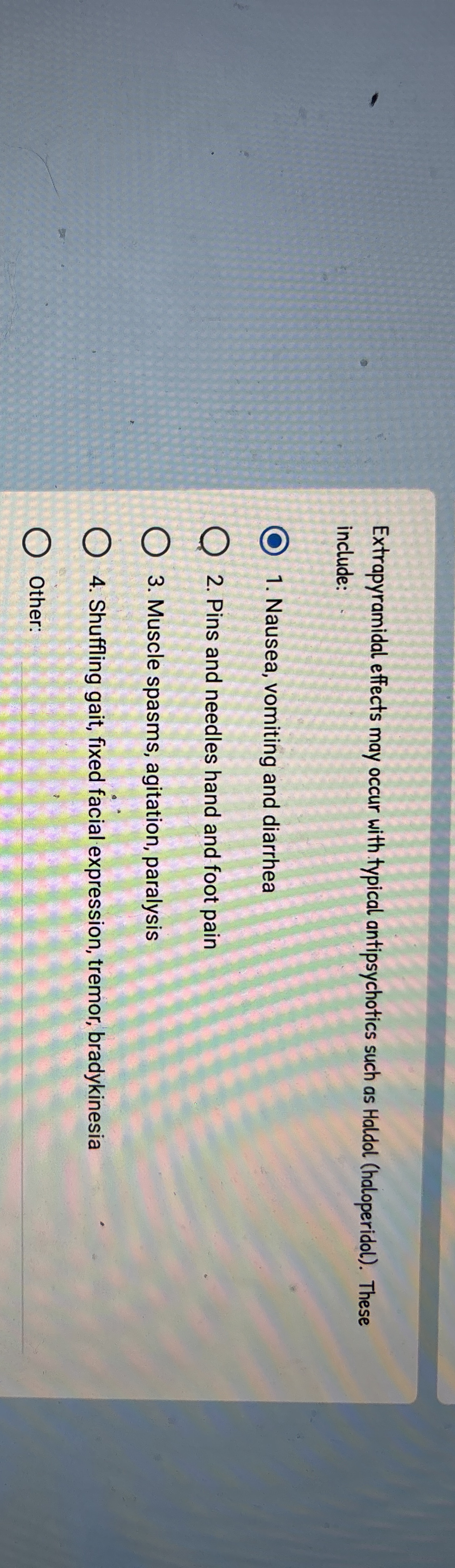 Solved Extrapyramidal Effects May Occur With Typical 2415