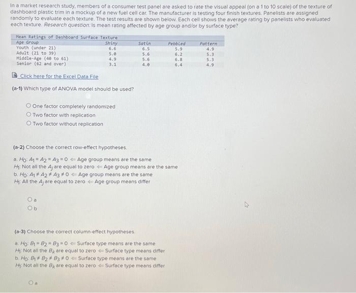 Solved In a market research study, members of a consumer | Chegg.com