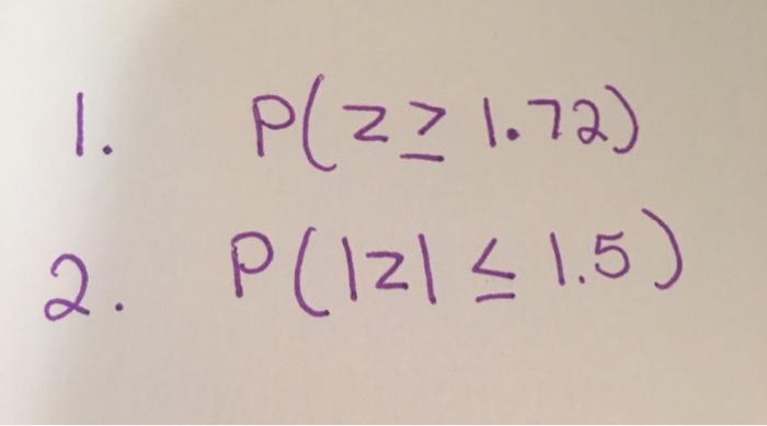 Solved Use A4 table.3. With probability 0.1, the variable Z | Chegg.com