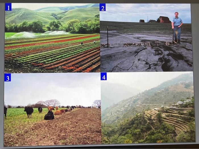 Solved c) What are the apparent effects of farming the land | Chegg.com