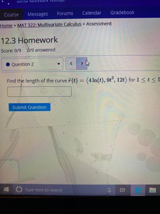 Solved online homework Course Messages Forums Calendar | Chegg.com