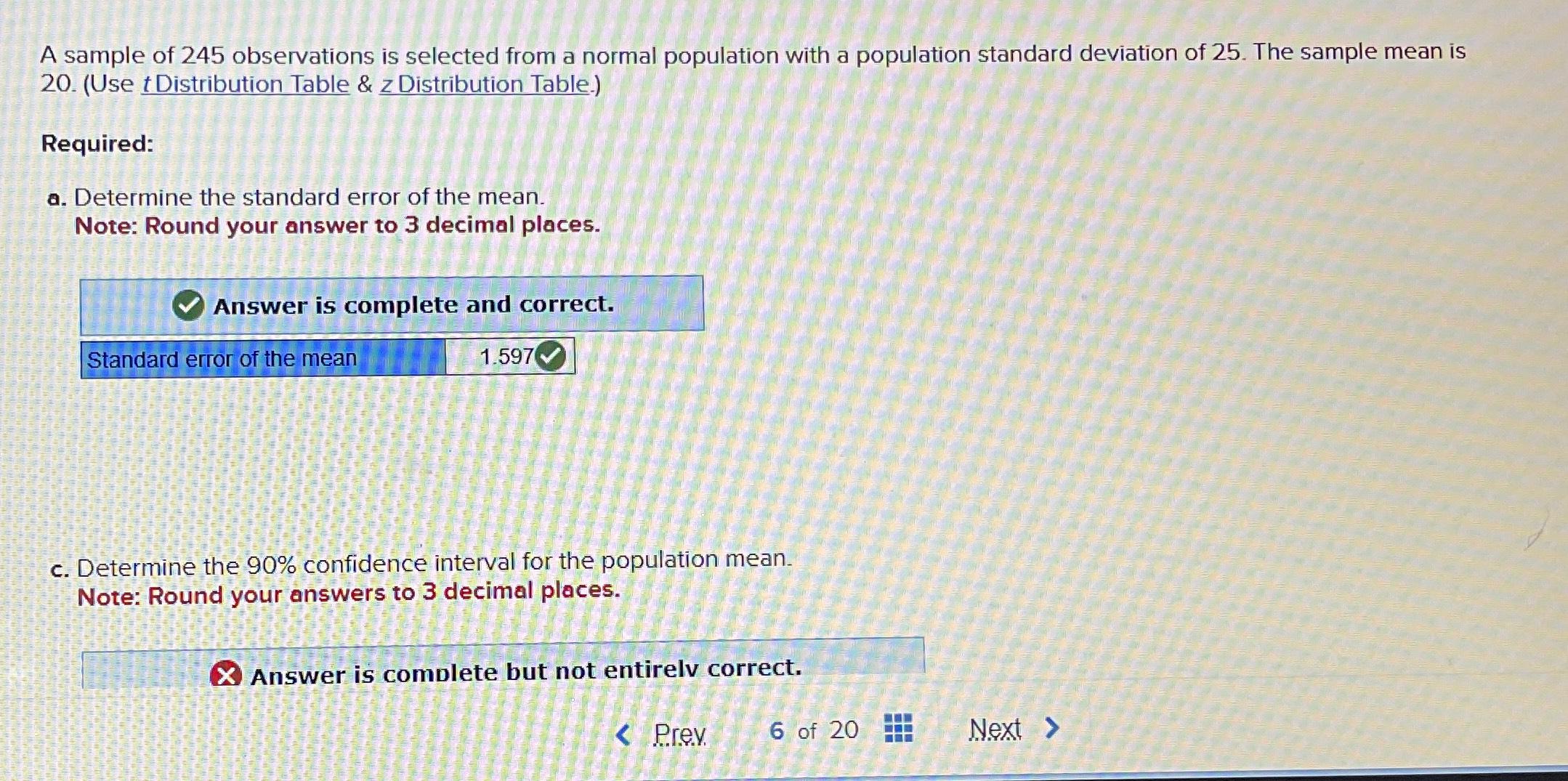 Solved A sample of 245 ﻿observations is selected from a | Chegg.com
