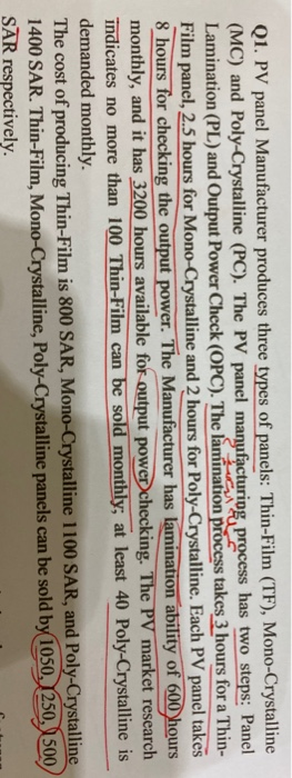 Solved formulate the problem as LP with objective function | Chegg.com