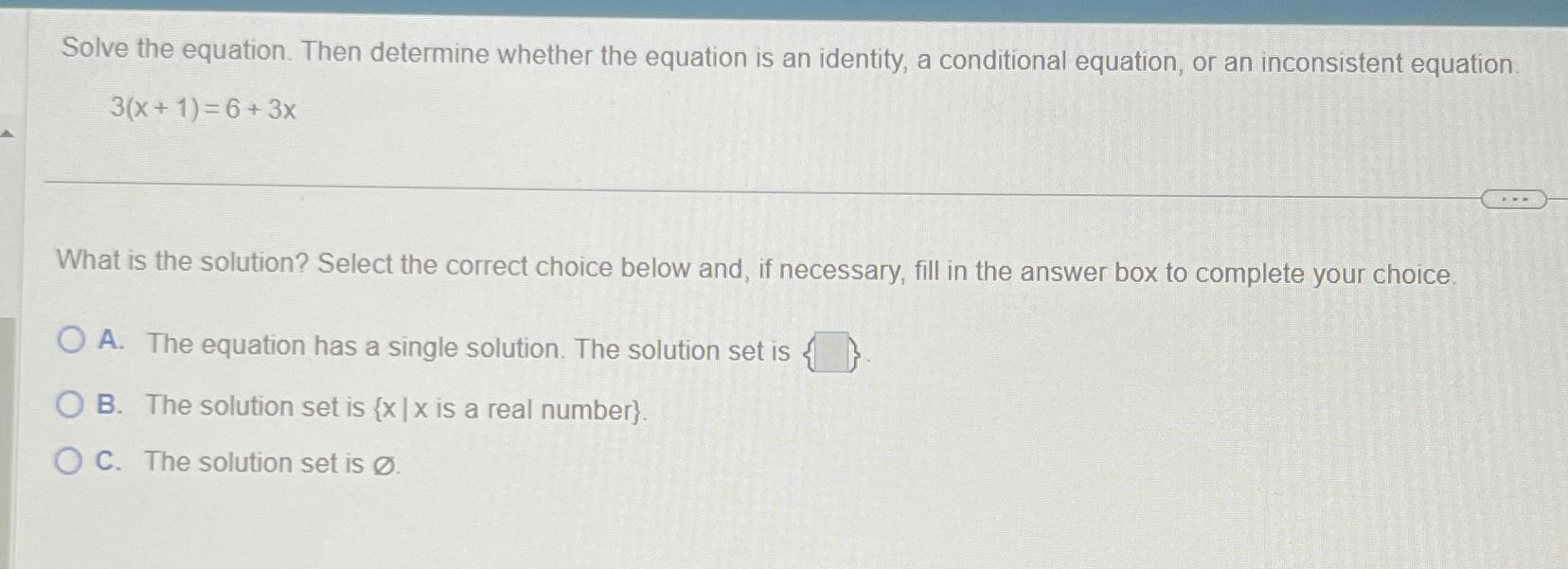 Solved Solve the equation. Then determine whether the | Chegg.com