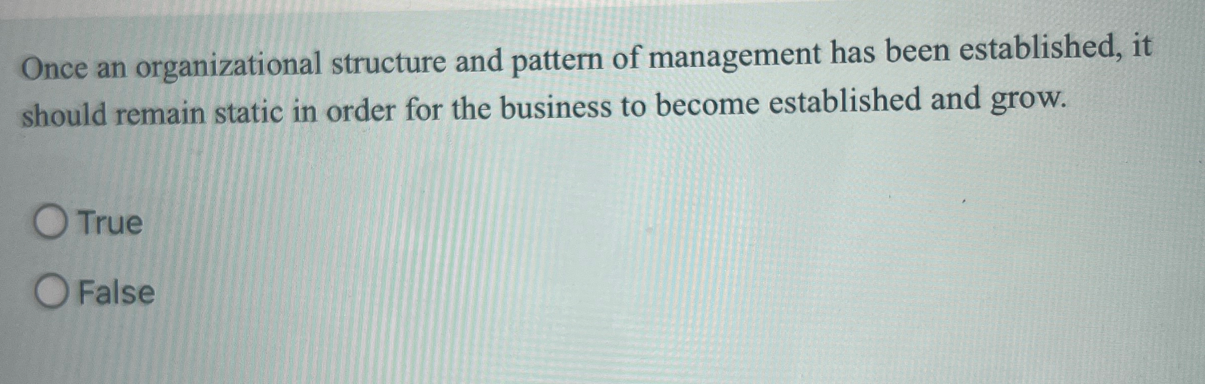 Solved Once an organizational structure and pattern of | Chegg.com