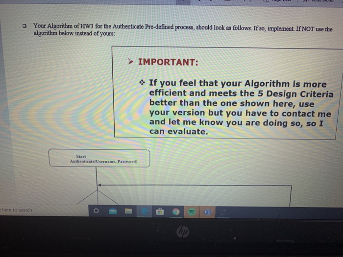 Solved Requirement 1 Algorithm To Implement Your