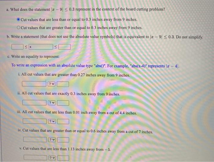 Solved A What Does The Statement 91