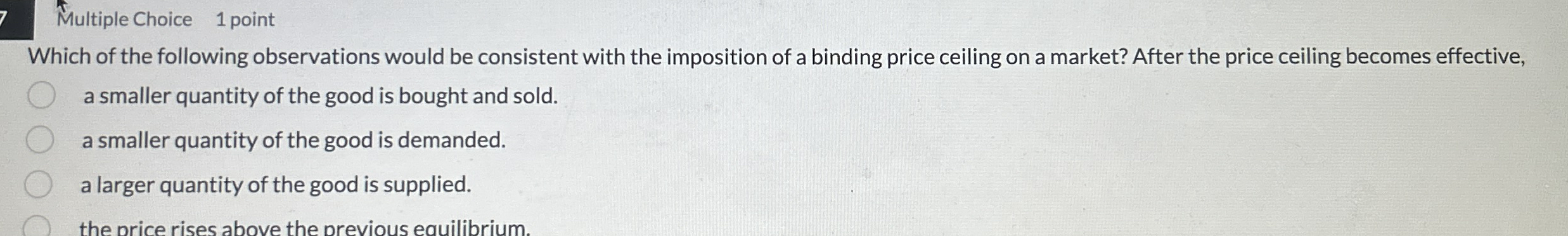 Solved 7Multiple Choice 1 ﻿pointWhich of the following | Chegg.com