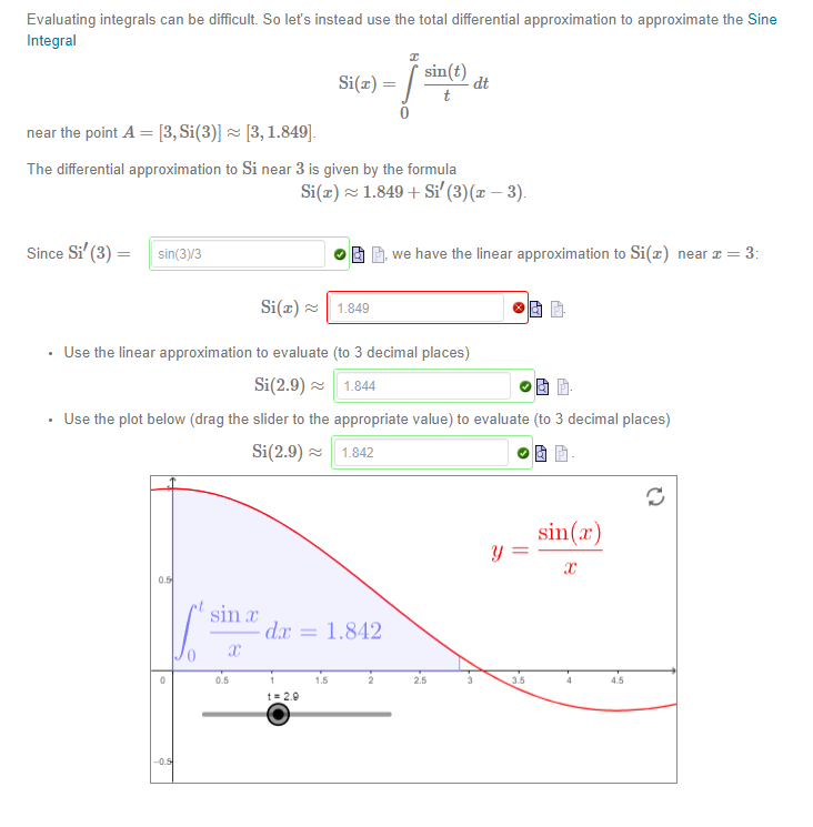 Solved Evaluating integrals can be difficult. So let's | Chegg.com
