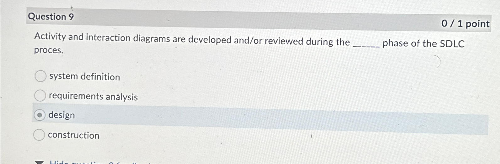Solved Question 90 / 1 ﻿pointActivity and interaction | Chegg.com