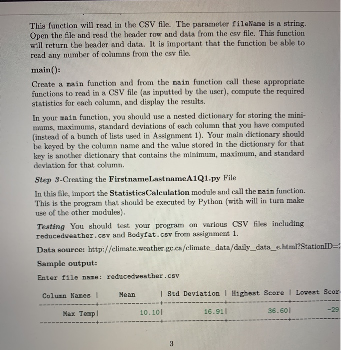 Solved Step 1 Creating A Module Of Functions For Computing
