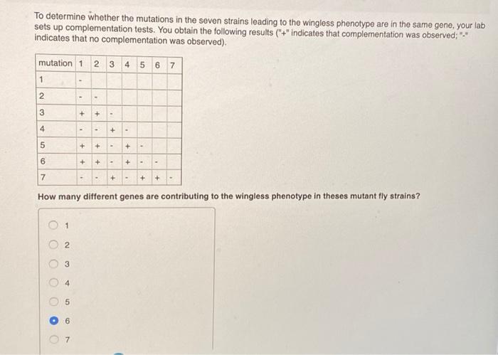 Solved To Determine Whether The Mutations In The Seven