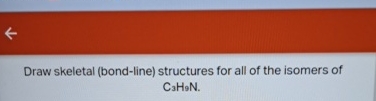 Solved Draw skeletal (bond-line) ﻿structures for all of the | Chegg.com