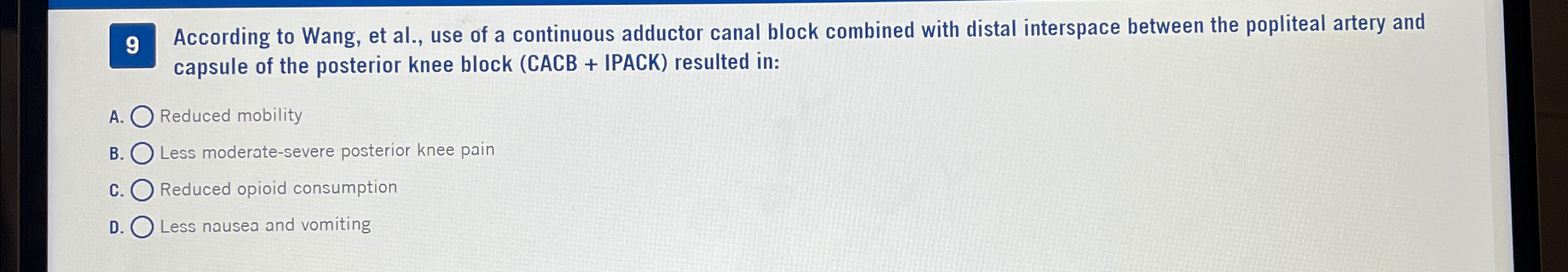Solved According to Wang, et al., ﻿use of a continuous | Chegg.com