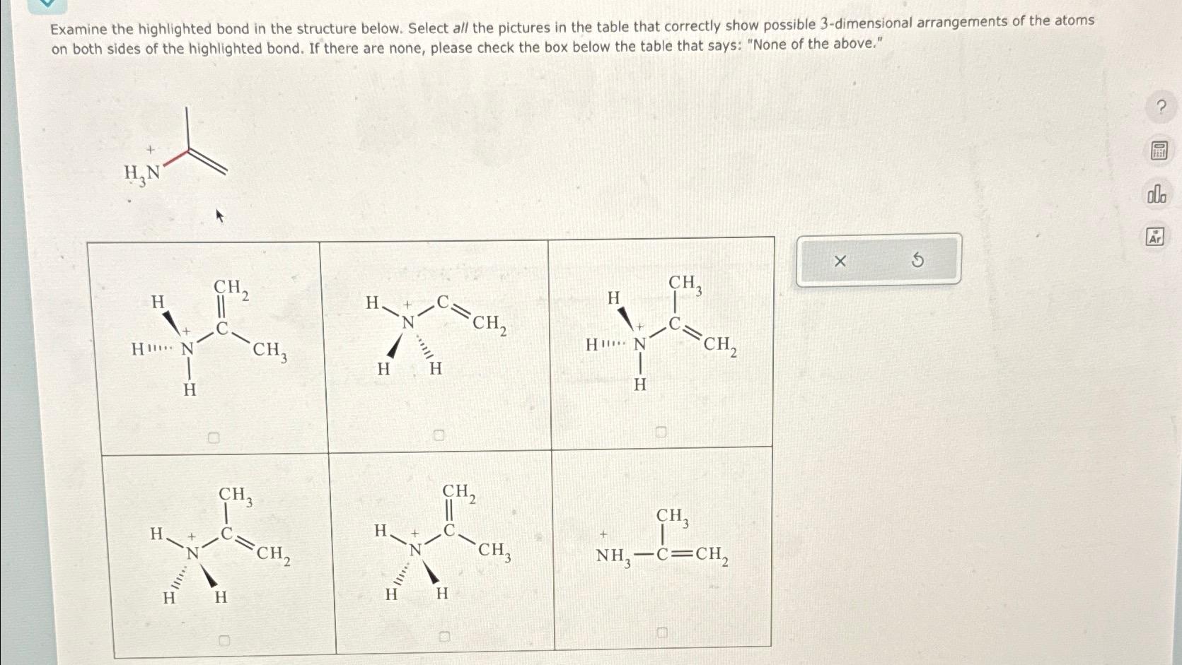Solved Examine the highlighted bond in the structure below. | Chegg.com