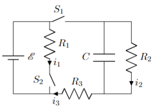 Solved Consider the circuit shown in theinitial state at the | Chegg.com