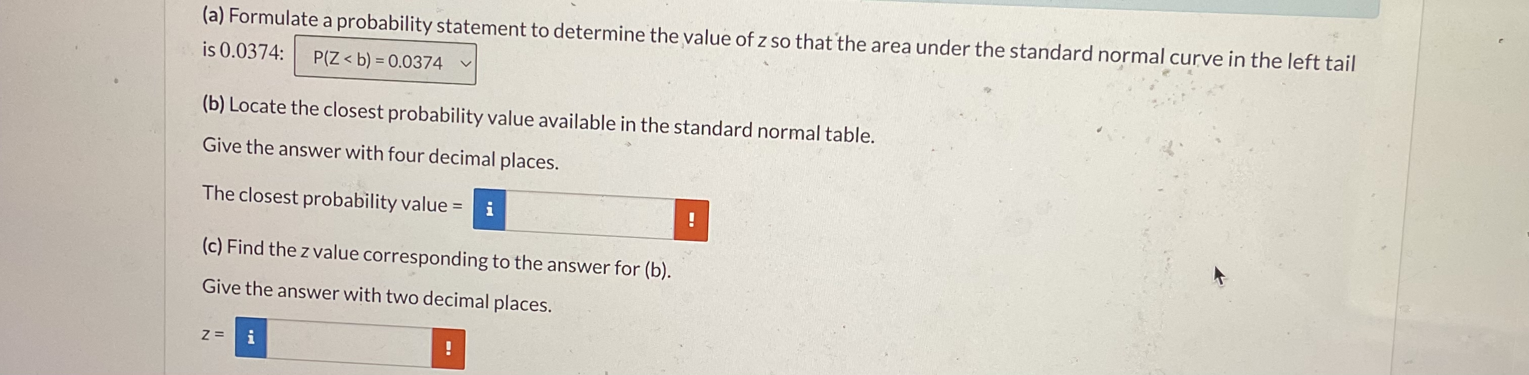 Solved (a) ﻿Formulate a probability statement to determine | Chegg.com