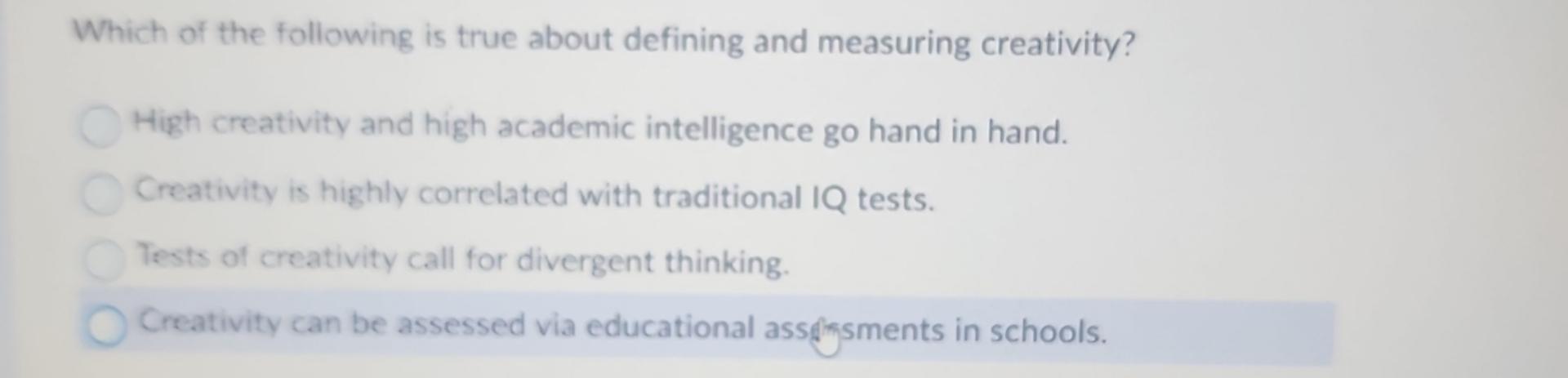 Solved Which of the following is true about defining and | Chegg.com