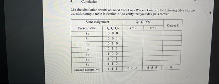 Solved Assignment 3 Design of a Bit Sequence Detector | Chegg.com