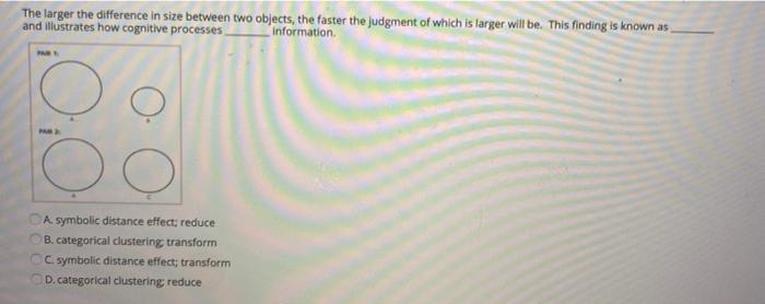 Solved The larger the difference in size between two | Chegg.com