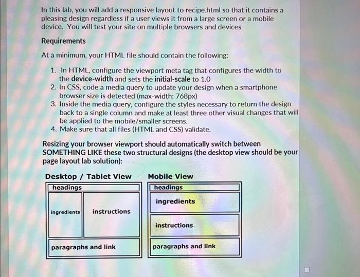 Solved please help me to write the codes for HTML and CSS | Chegg.com
