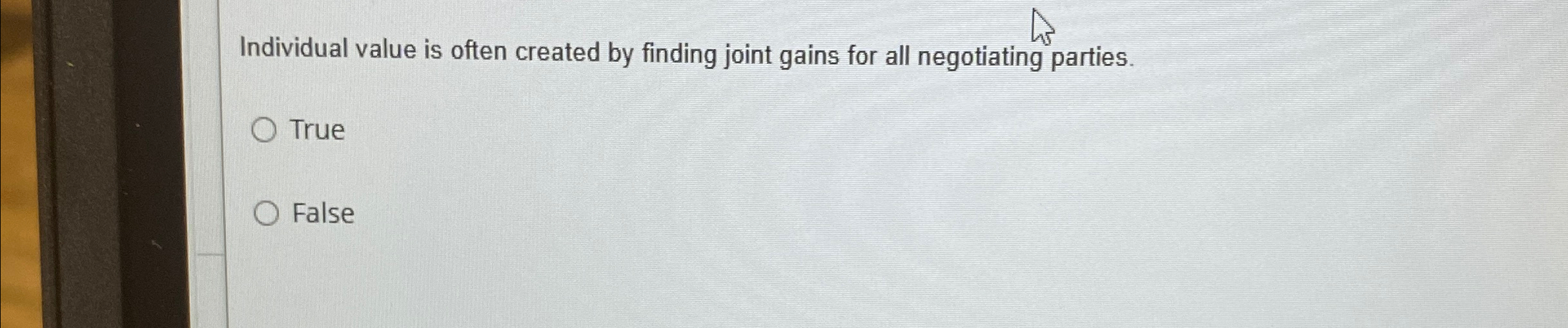 Solved Individual value is often created by finding joint | Chegg.com