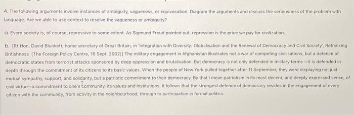 Solved 1. Are the following claims vague or ambiguous or | Chegg.com