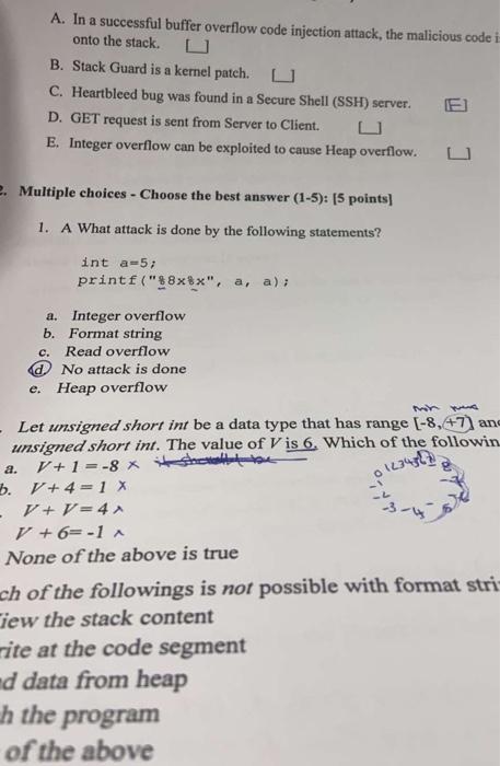 Solved Question 1 [CLO-11. [Total =10 noints] 1. In the box | Chegg.com