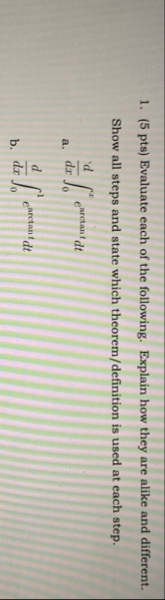 [Solved]: (5 pts) Evaluate each of the following. Explain ho