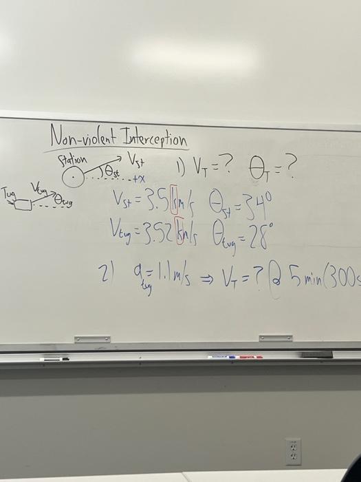 Solved Non-vident Interception Station Staion θstV5t | Chegg.com