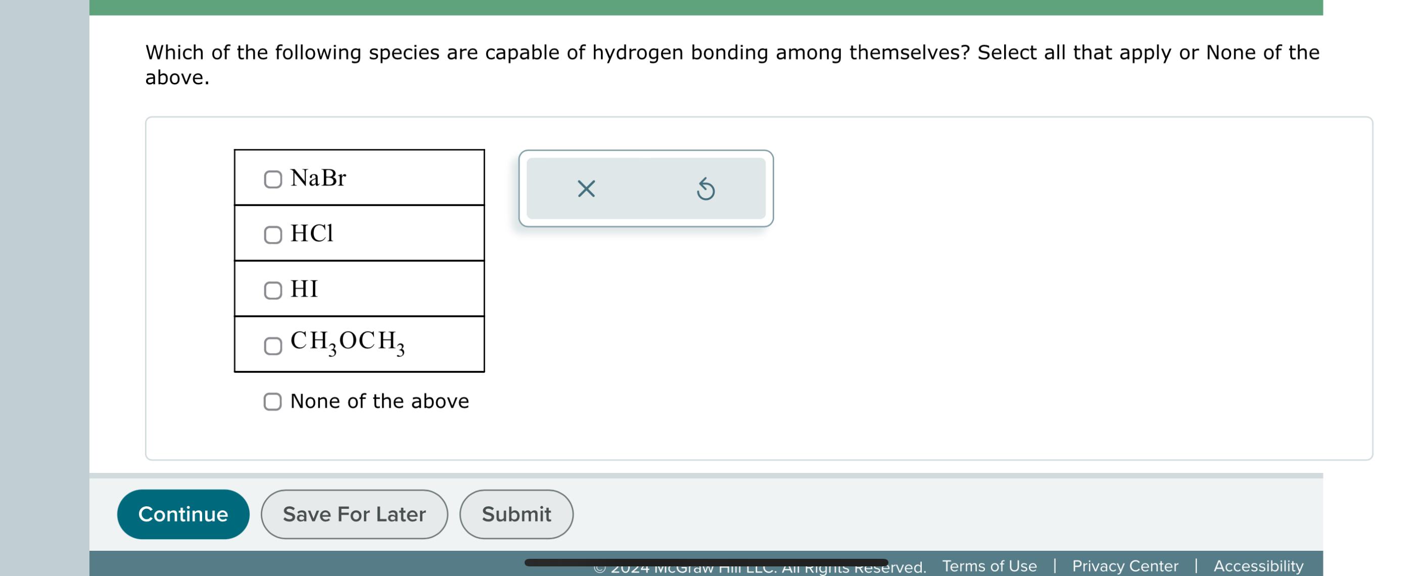 Solved Which of the following species are capable of | Chegg.com