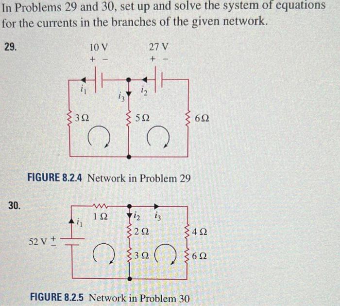 Solved In Problems 29 and 30 , set up and solve the system | Chegg.com