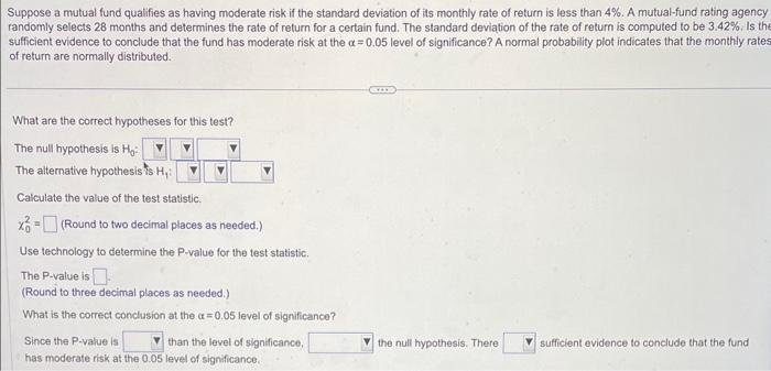 Solved Suppose a mutual fund qualifies as having moderate | Chegg.com