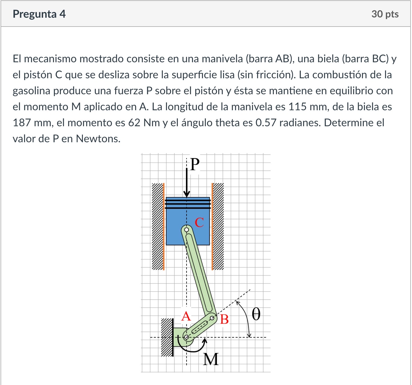 Solved Pregunta 430 ﻿ptsEl mecanismo mostrado consiste en | Chegg.com