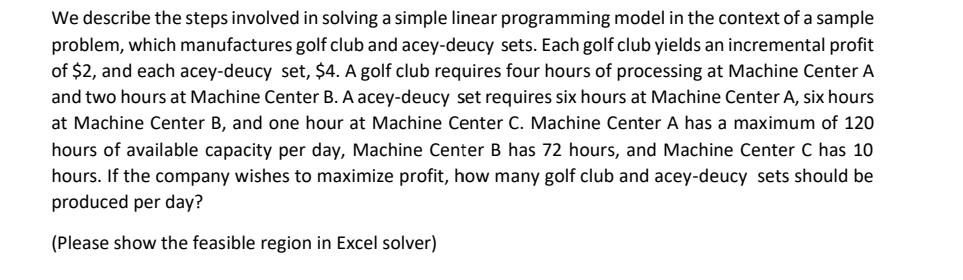 Solved We describe the steps involved in solving a simple | Chegg.com
