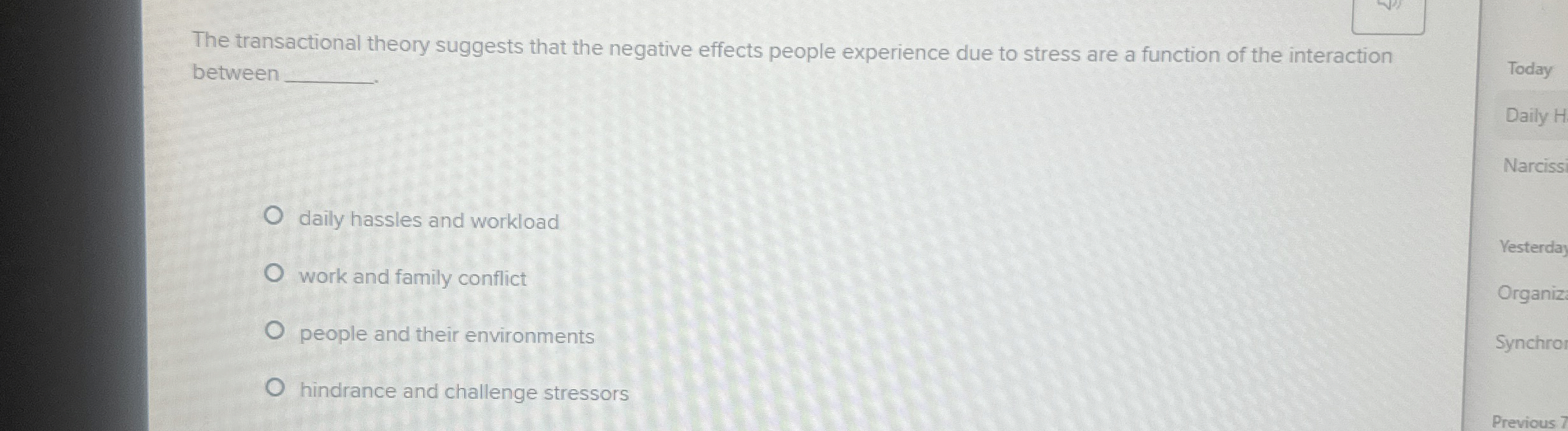 Solved The transactional theory suggests that the negative | Chegg.com