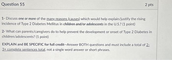 Solved 1- Discuss one or more of the many reasons (causes) | Chegg.com