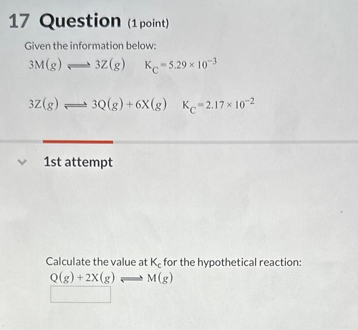 Solved Given the information below: | Chegg.com