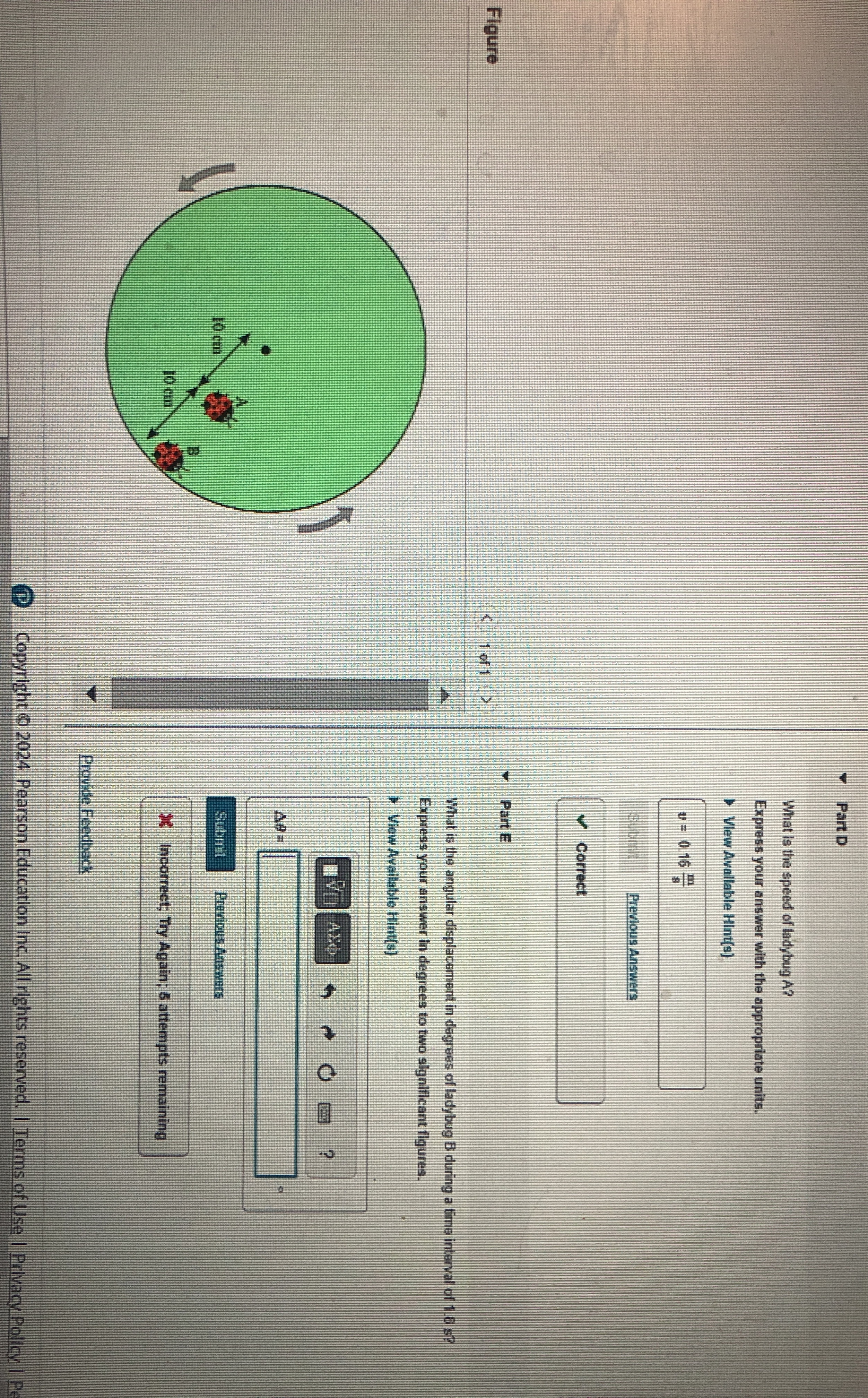 Solved a.What is the period of the turntable?e. ﻿What is the | Chegg.com