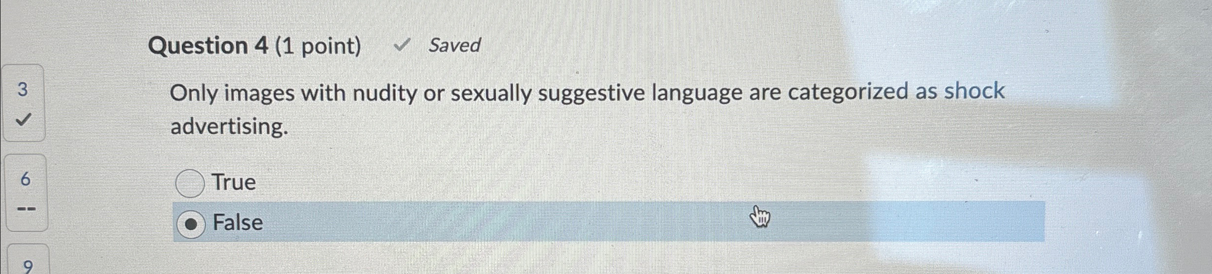 Solved Question 4 (1 ﻿point) ﻿Saved3Only images with nudity | Chegg.com