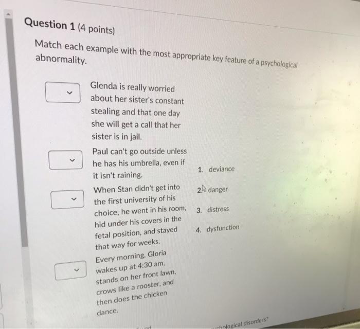 Solved Match each example with the most appropriate key | Chegg.com