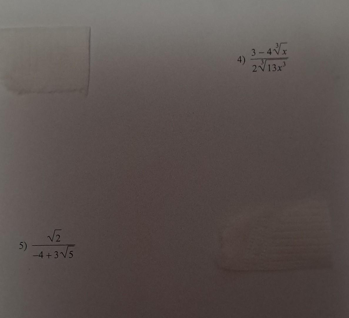 Solved 3 – 4 4) 2132 2 5) -4635 | Chegg.com