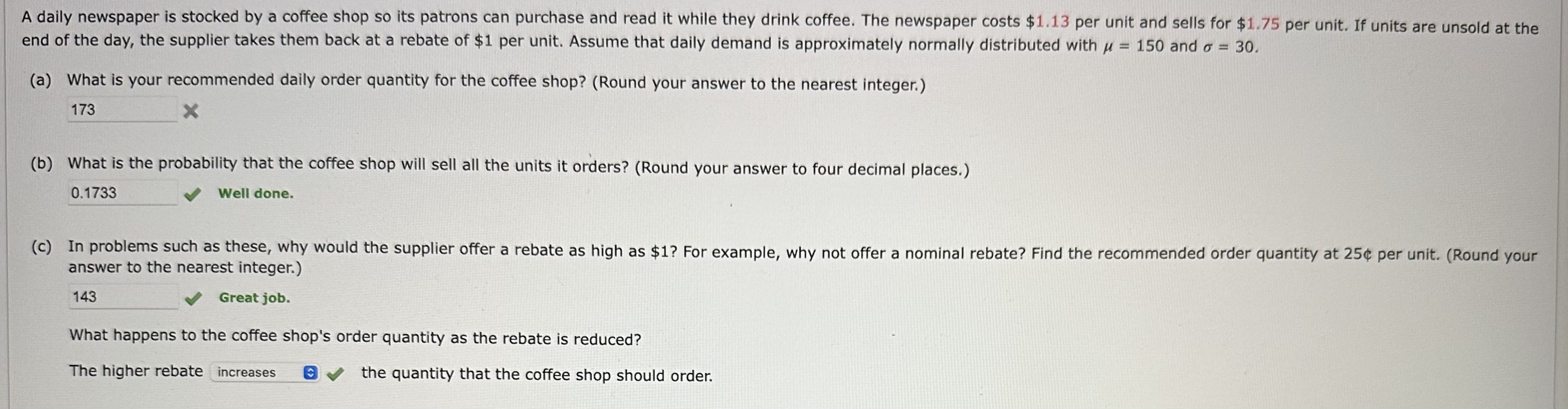 Solved Correct my mistake in part A | Chegg.com