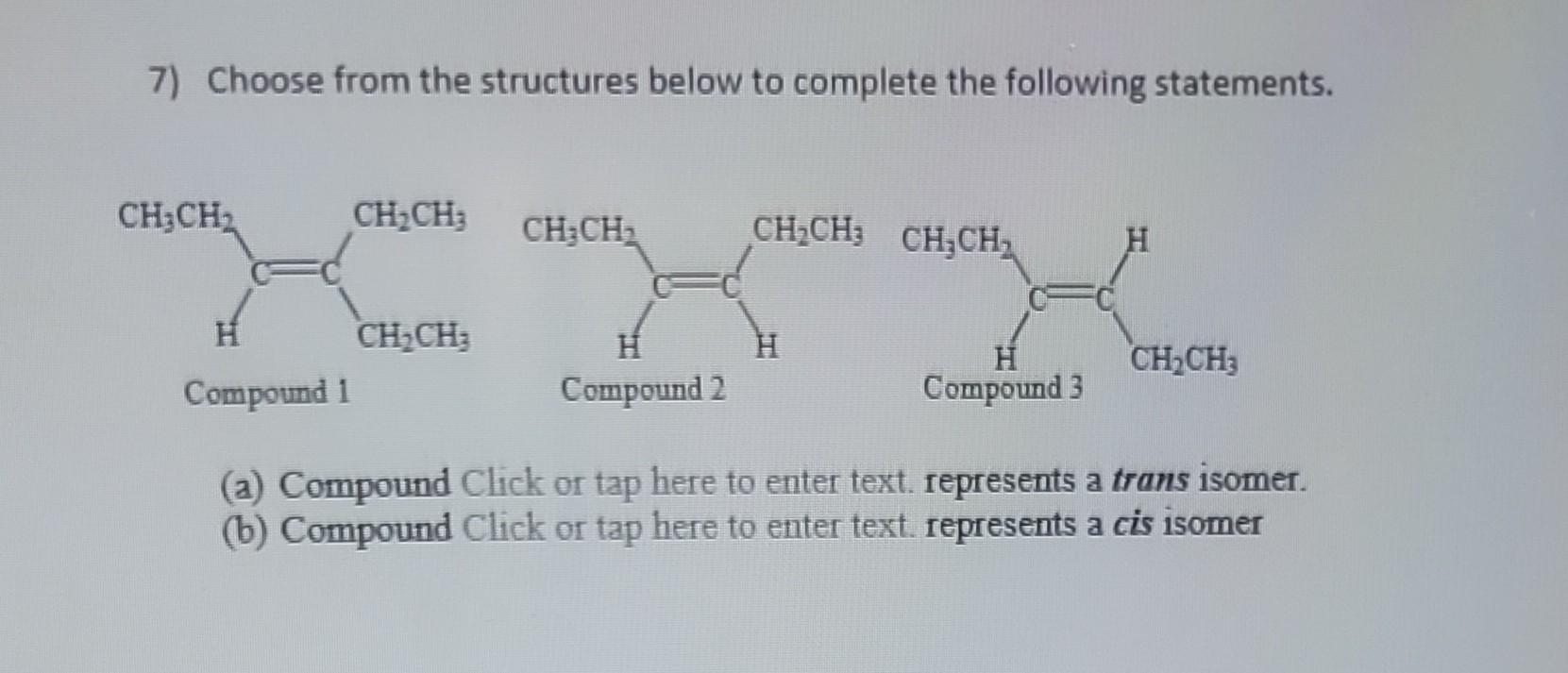 Solved 3) Identify each pair of compounds as identical, | Chegg.com