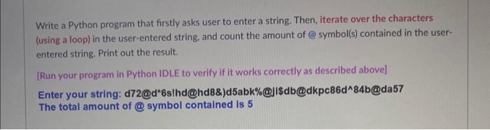 Solved Write A Python Program That Firstly Asks User To