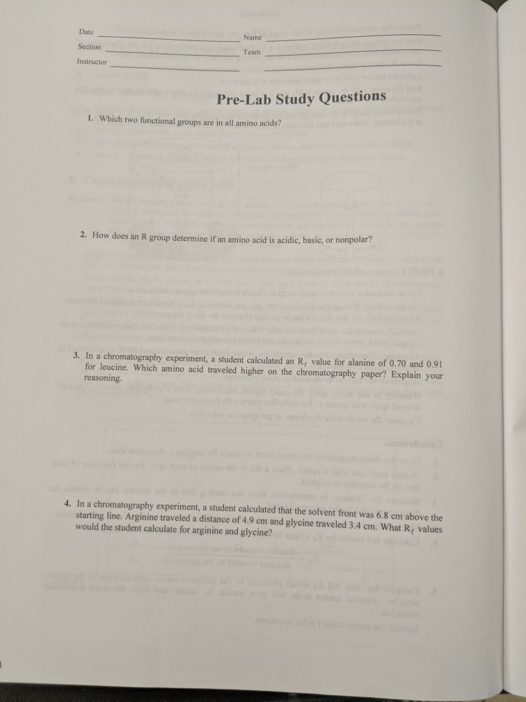 Solved Date Name Section Team Instructor Pre-Lab Study | Chegg.com Solved Date Name Section Team Instructor Pre-Lab Study | Chegg.com