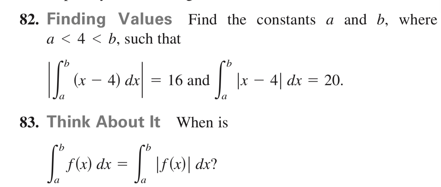 Solved Finding Values Find the constants a and b, ﻿where | Chegg.com
