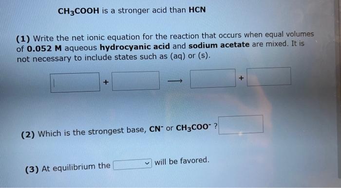 Solved (C2H5)3NH++CH3COO−⇌CH3COOH+(C2H5)3 NCH3COOH is a | Chegg.com